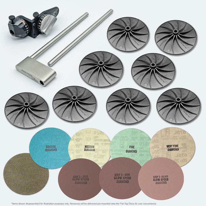 FLAT TOP STONE FACETING & GRAVER SHARPENING KITS – JOOLTOOL