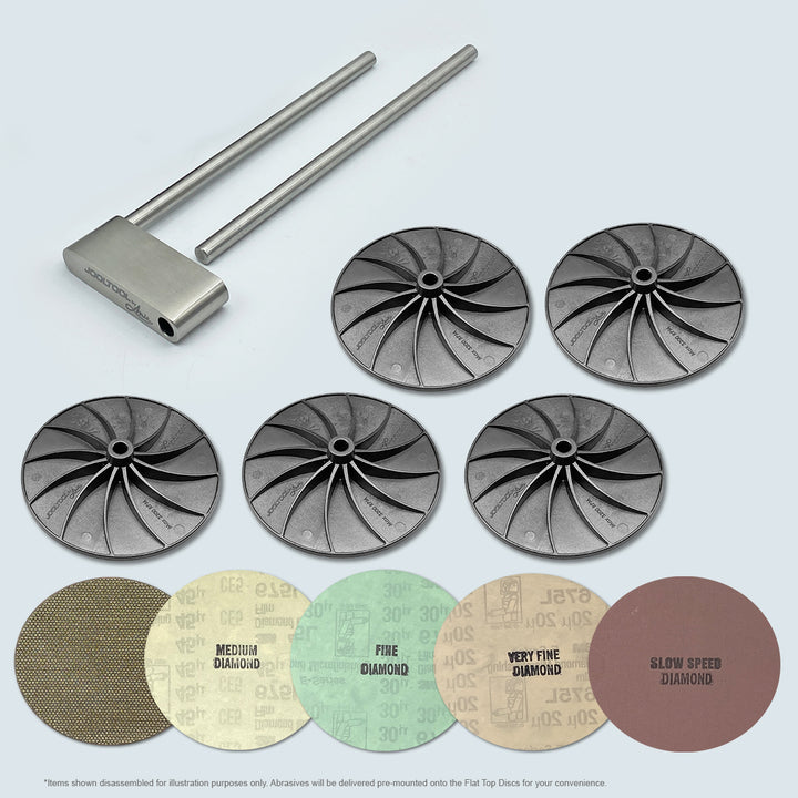 FLAT TOP STONE FACETING & GRAVER SHARPENING KITS – JOOLTOOL